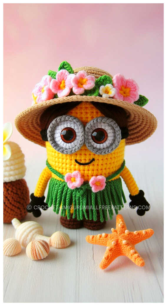 Amigurumi Cute Minion Crochet Free Pattern - Amigurumi