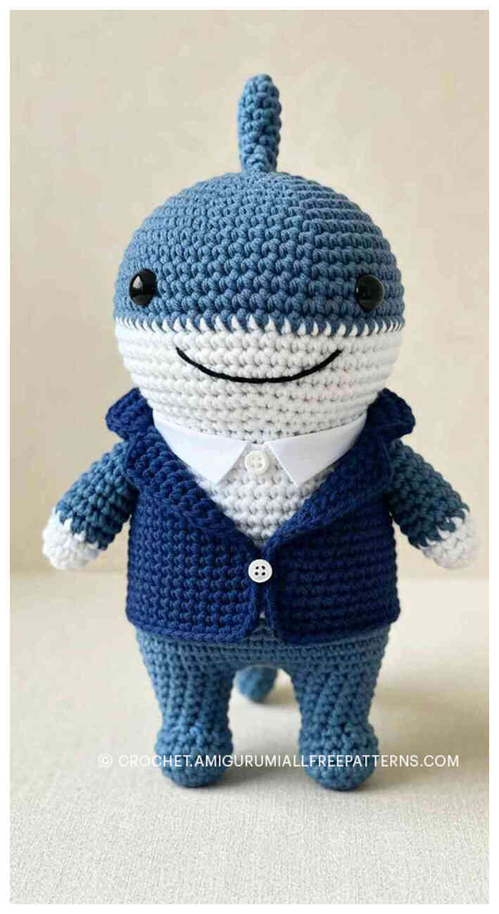 Free Amigurumi Crochet Shark Bruce Pattern - Amigurumi