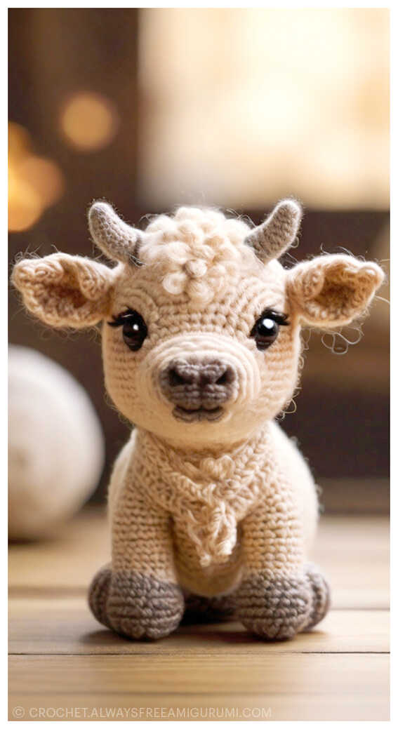 Lovely Bull Amigurumi Crochet Free Pattern - Amigurumi