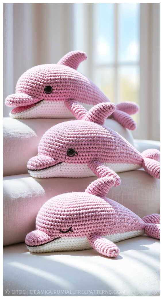 Free Crochet Mini Dolphin Amigurumi Pattern - Amigurumi