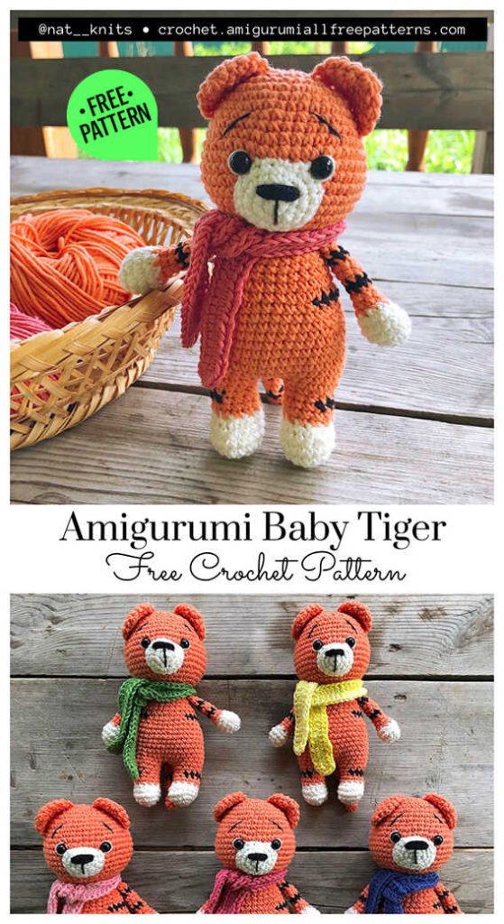 Free Easy Tiger Amigurumi Crochet Pattern: Beginner Friendly - Amigurumi