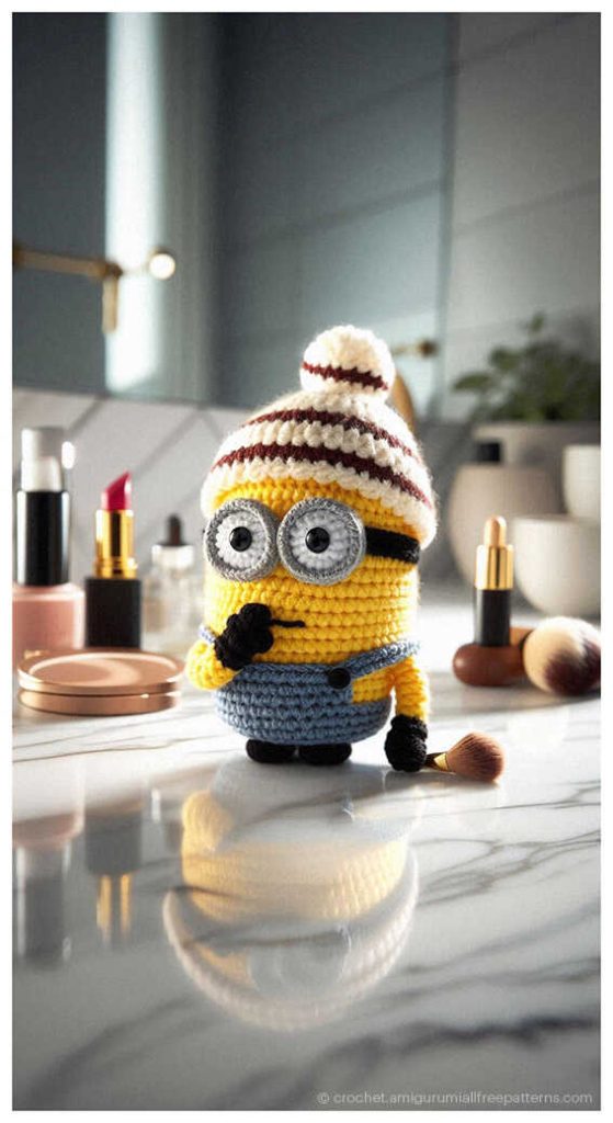 Adorable Crochet Minion Plushie Free Pattern Tutorial - Amigurumi