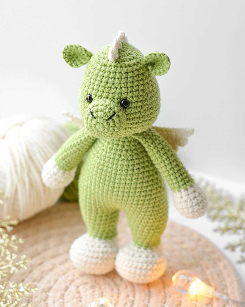 Cute Mini Dragon Amigurumi Pattern - Amigurumi